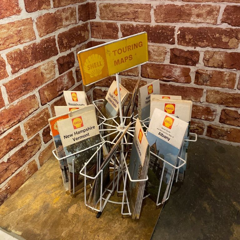VINTAGE SHELL MAP RACK – SHELL #3901 | Matts Automobilia